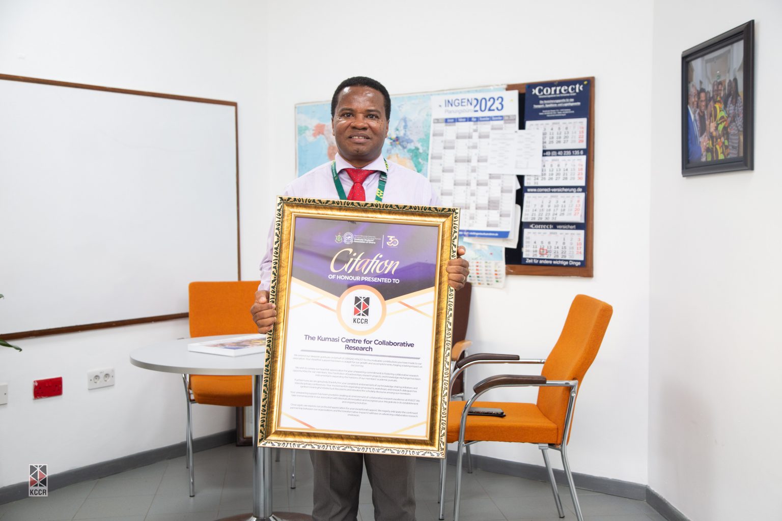 GRASAG KNUST Executives Honour KCCR for Its Exceptional Contribution to ...